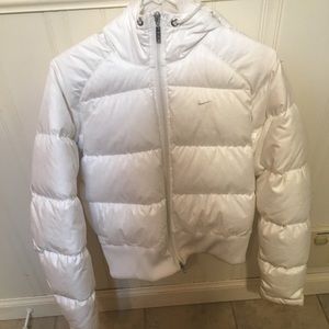 Nike | Jackets & Coats | Vintage Nike White Puffy Winter Coat | Poshmark
